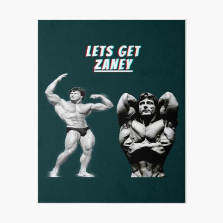 "Frank Zane - Golden Era Bodybuilding Lets Gets Zaney " Art Board Print ...