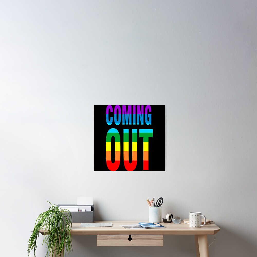 "coming out of closet LGBT rainbow flag Coming out Pride month 2022 ...