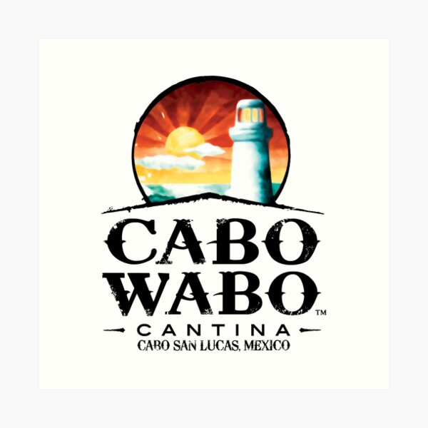 "The Cabo Wabo Tequila logo beer brand merch logo" Art Print for Sale ...