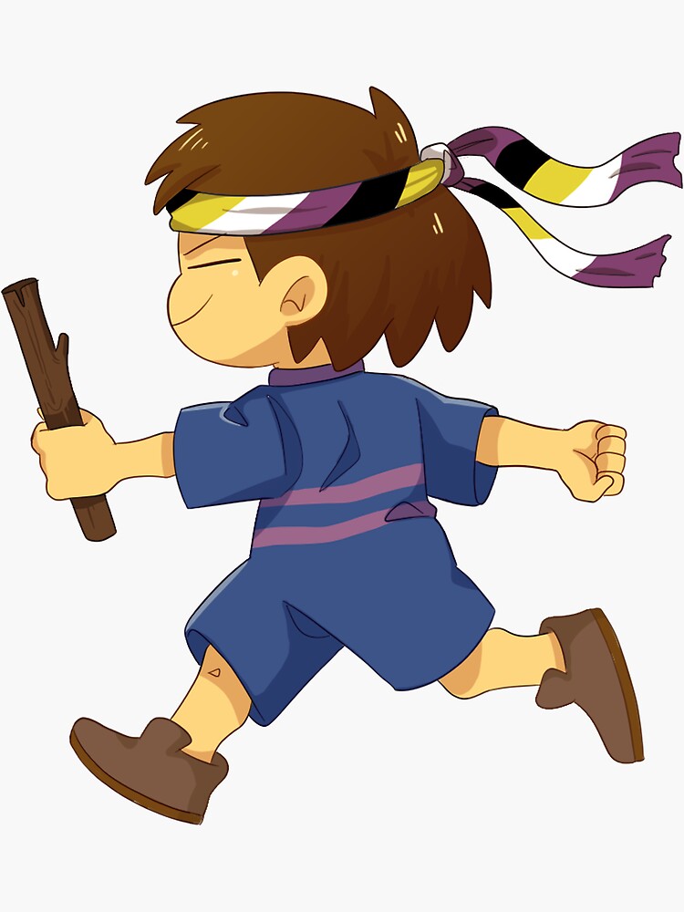 "Undertale Non-Binary Pride Frisk" Sticker for Sale by ImSellerKlare ...
