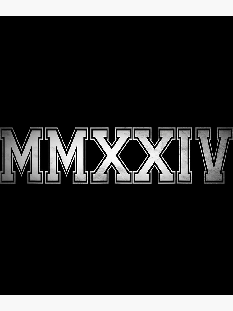 "Class of 2024 MMXXIV Graduation Vintage Senior 2024" Poster for Sale by dickvusqr | Redbubble