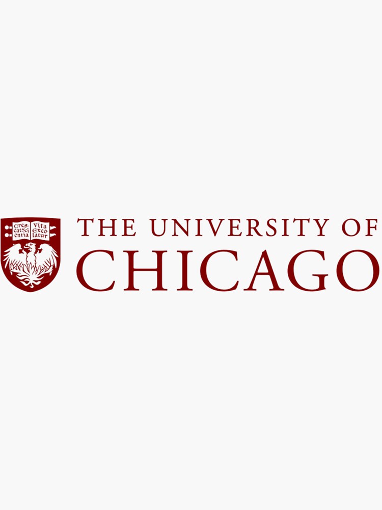"The University of Chicago" Sticker for Sale by Darazshop | Redbubble