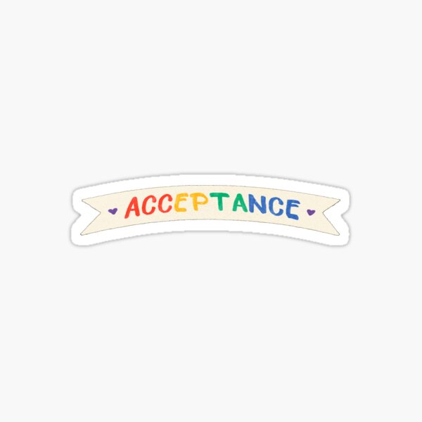 "pride allyship lgbtq acceptance" Sticker for Sale by eshangisingh ...