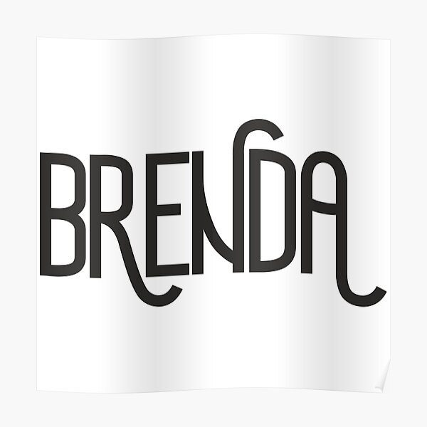 "Brenda Name, Brenda Calligraphy, Gift for Brenda, Custom Gift Brenda ...