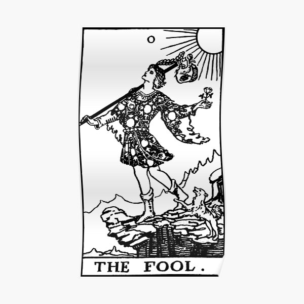 "The Fool Tarot Card" Poster for Sale by PanosTsalig | Redbubble