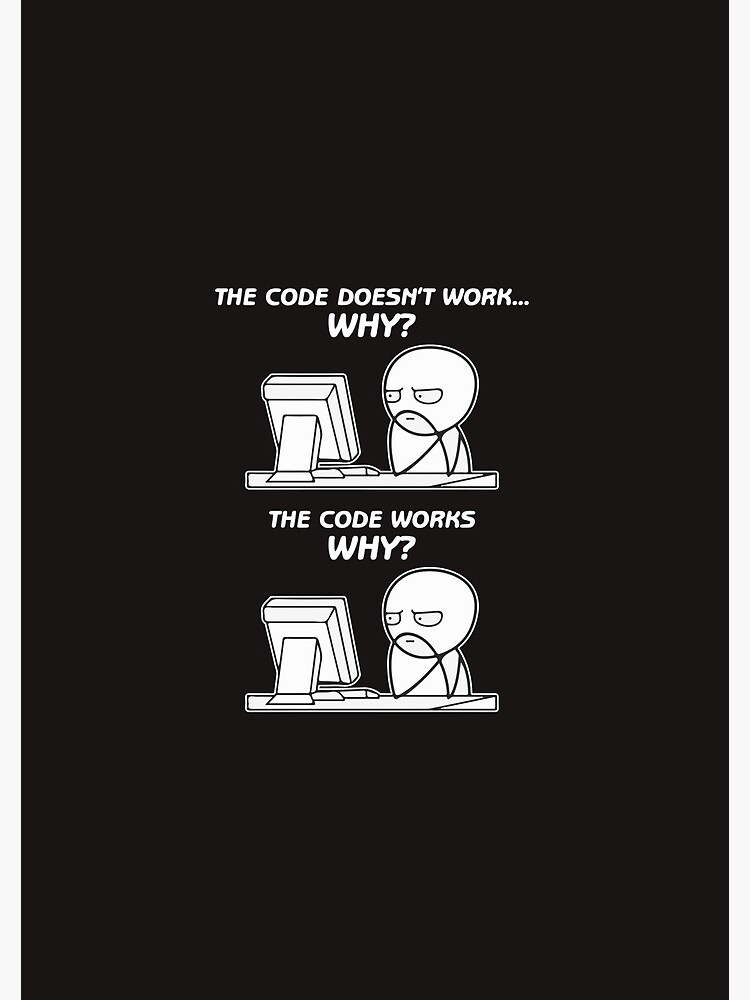 Cuaderno de espiral «El código no funciona ¿Por qué funciona el código ...