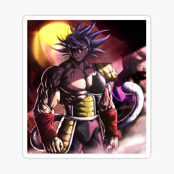 "-ULTRA INSTINCT BARDOCK-" Sticker for Sale by Koiketo | Redbubble