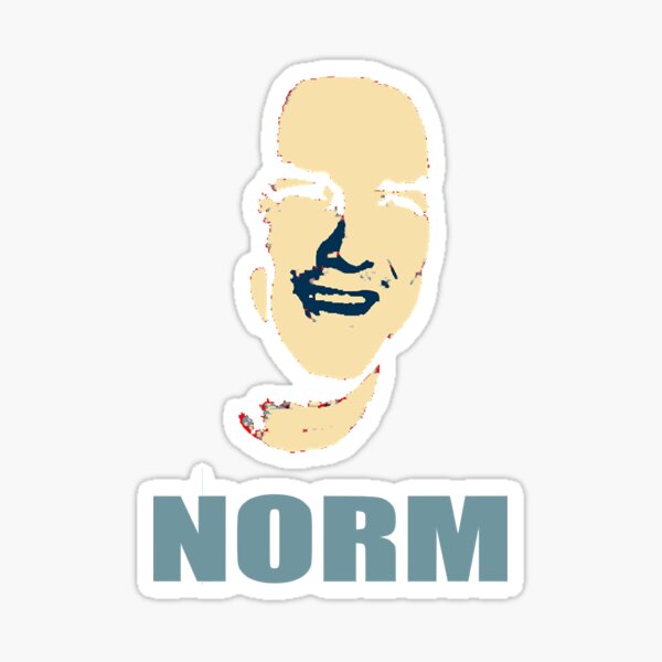 "norm macdonald -NORM Classi" Sticker for Sale by bremersvcru | Redbubble