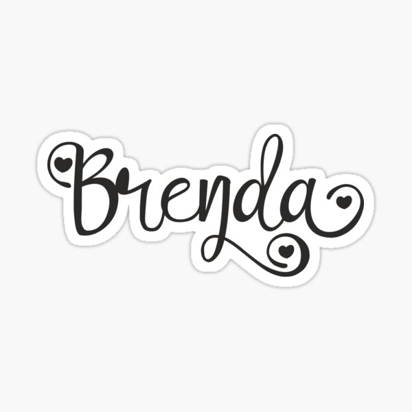 "Brenda Name, Brenda Calligraphy, Gift for Brenda, Custom Gift Brenda ...
