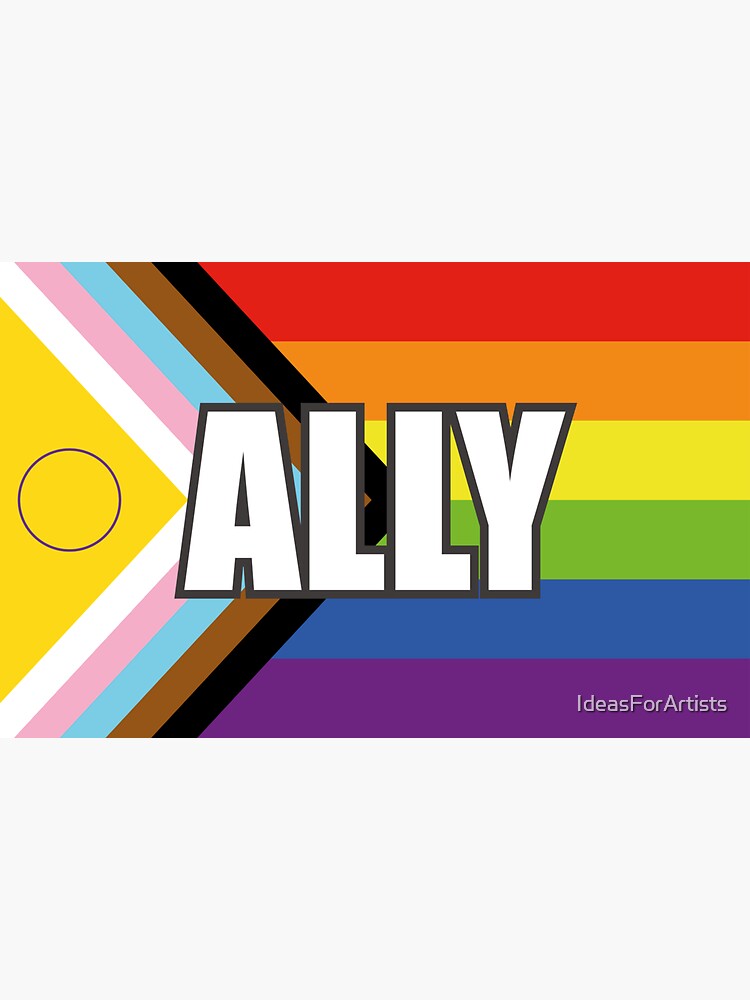 Pegatina «Pride Allyship - Ally - Intersex Inclusive Pride Progress ...