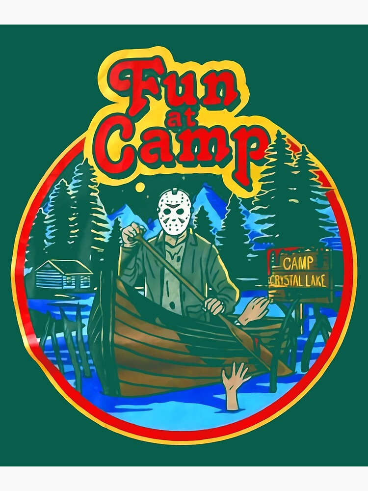 "Friday The 13th Horror Movie Jason Voorhees Fun At Camp Crystal Lake ...