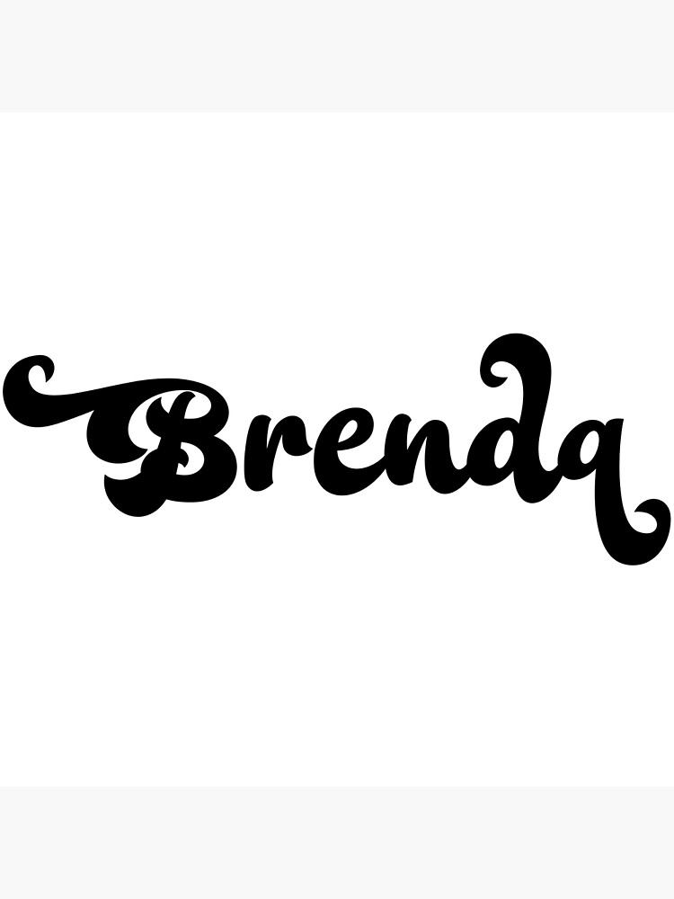 "Brenda Name, Brenda Calligraphy, Gift for Brenda, Custom Gift Brenda ...
