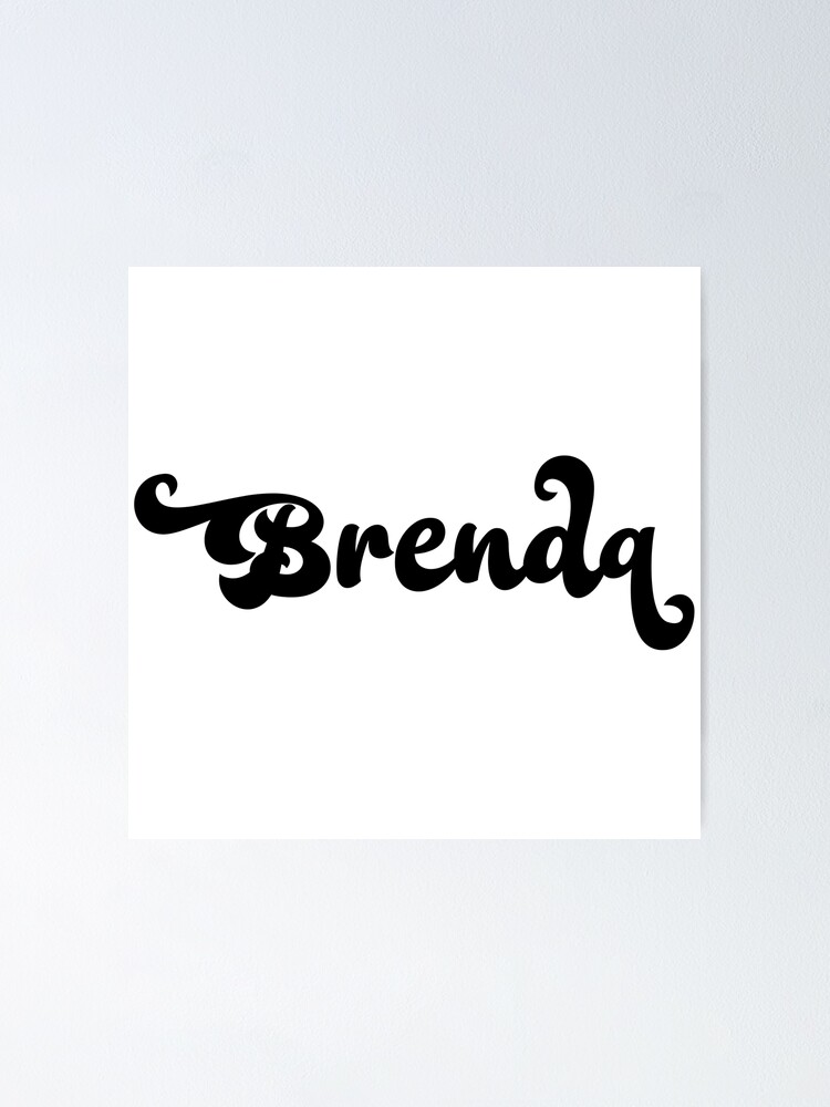 "Brenda Name, Brenda Calligraphy, Gift for Brenda, Custom Gift Brenda ...