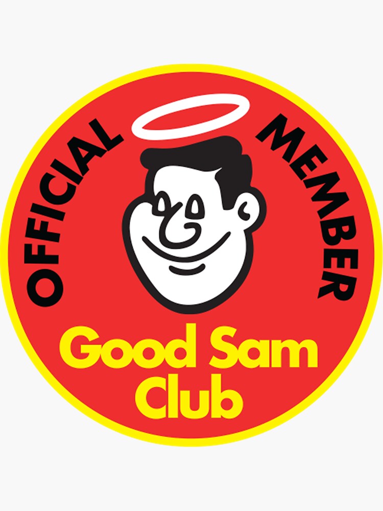 "Good Sam Club" Sticker for Sale by gierutwilmerx | Redbubble