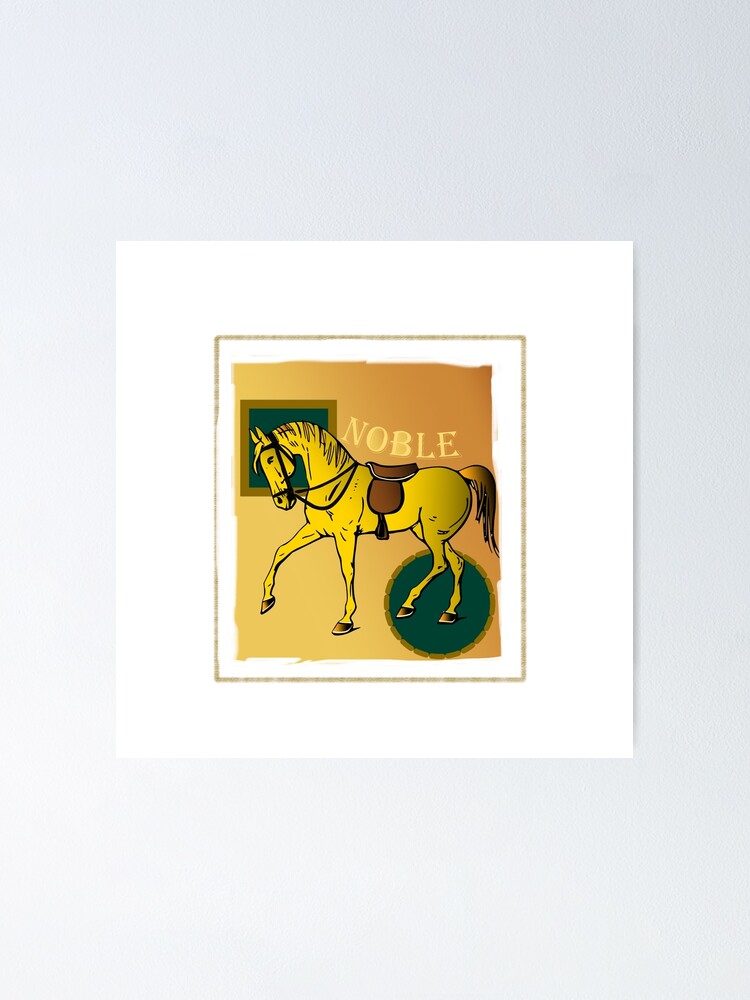 "Noble" Poster for Sale by BrightRoof | Redbubble