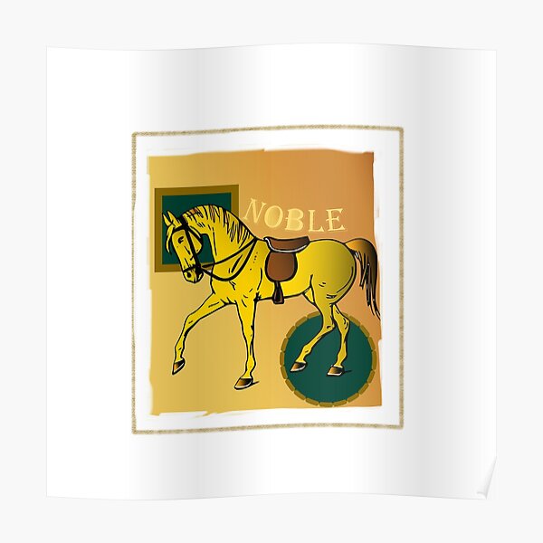 "Noble" Poster for Sale by BrightRoof | Redbubble