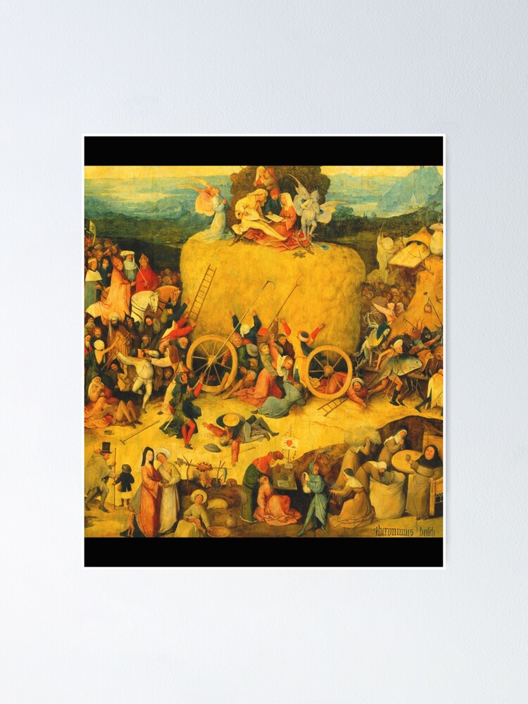 "Hieronymus Bosch-Der Heuwagen 4" Poster von CBprintArtStore | Redbubble