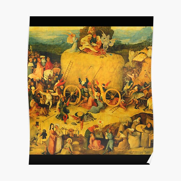 "Hieronymus Bosch-Der Heuwagen 4" Poster von CBprintArtStore | Redbubble
