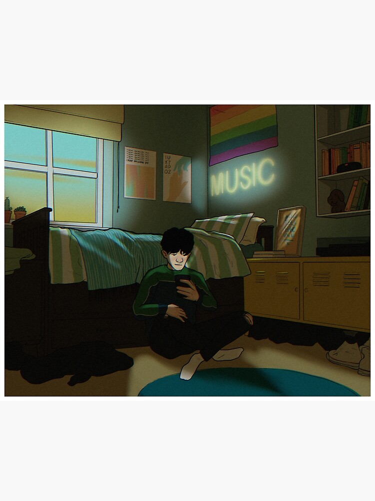 "heartstopper drawing - Charlie’s bedroom" Photographic Print for Sale ...