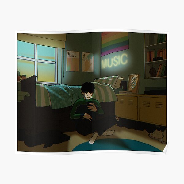 "heartstopper drawing - Charlie’s bedroom" Poster for Sale by ...