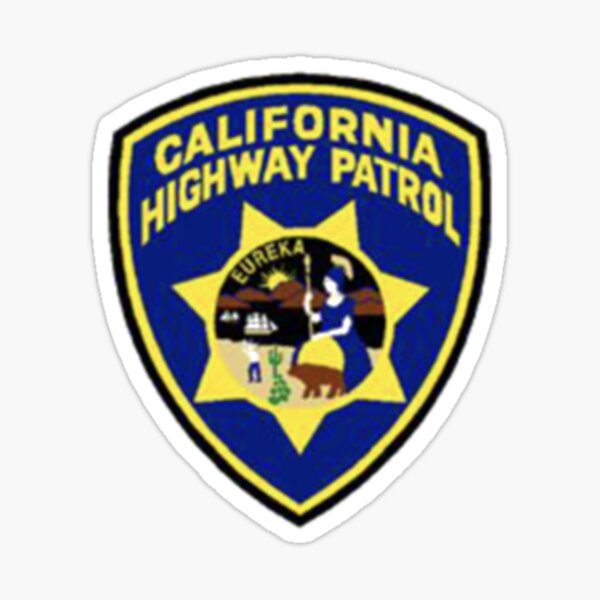 "CALIFORNIA HIGHWAY PATROL PATCH IMAGE" Sticker for Sale by ...