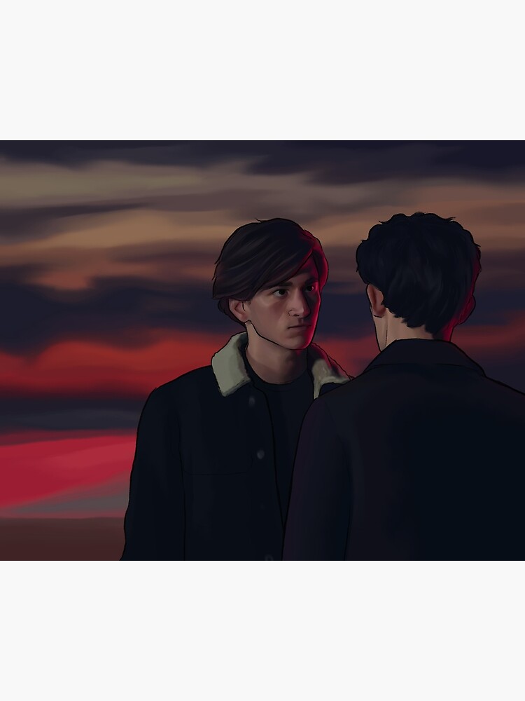 "heartstopper drawing - Charlie and Ben " Canvas Print for Sale by ...