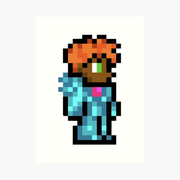 "Special Present Terraria Pixel Art Character Fan Art Gift Movie Fans ...