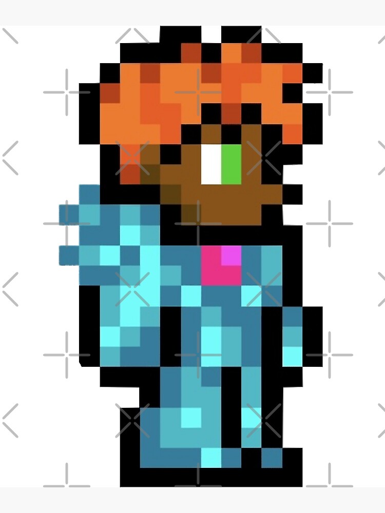 "Special Present Terraria Pixel Art Character Fan Art Gift Movie Fans ...