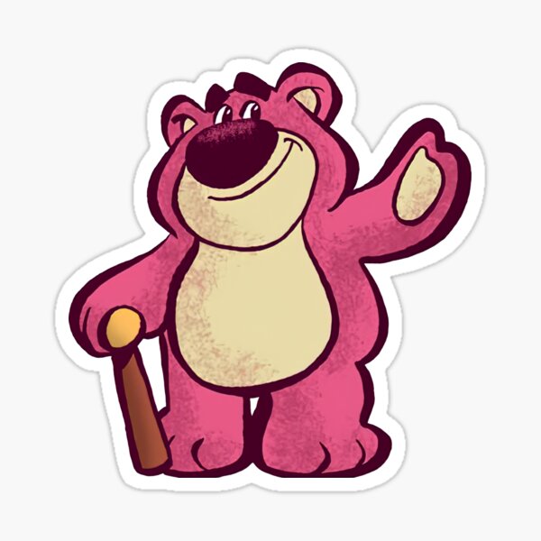 "Lotso Draw Happy" Sticker for Sale by NHANHSTORE | Redbubble