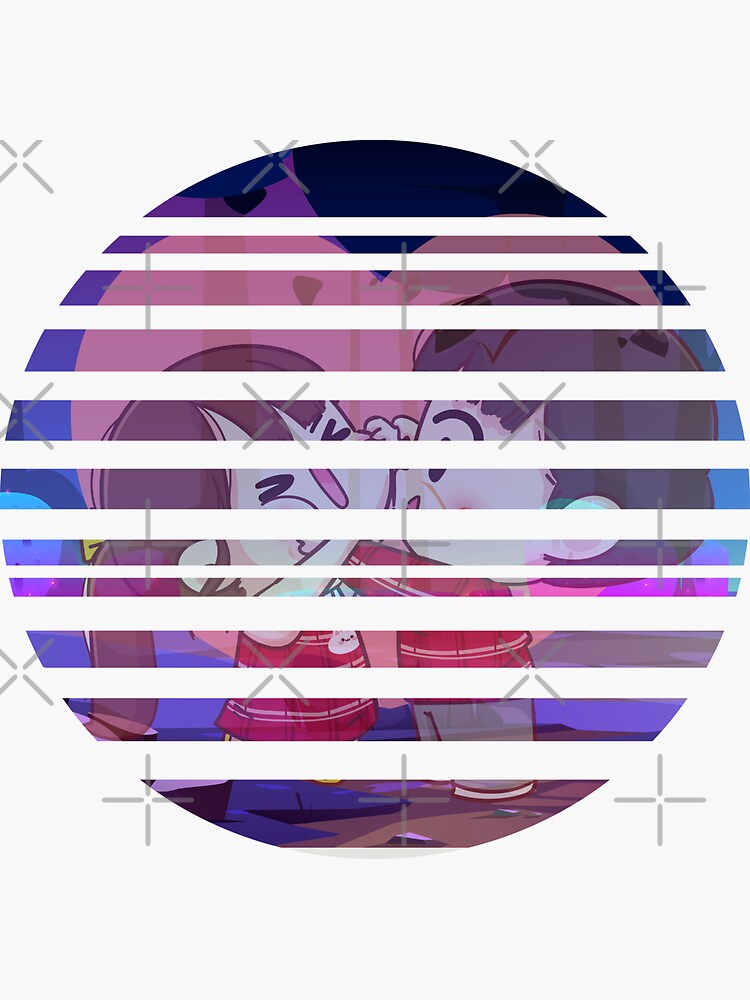 "Cute boy cheek pinching his girlfriend t-shirt" Sticker for Sale by ...