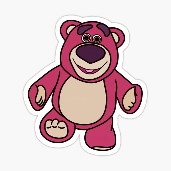 "Lotso Draw, Lotso Huggin Bear" Sticker for Sale by NHANHSTORE | Redbubble