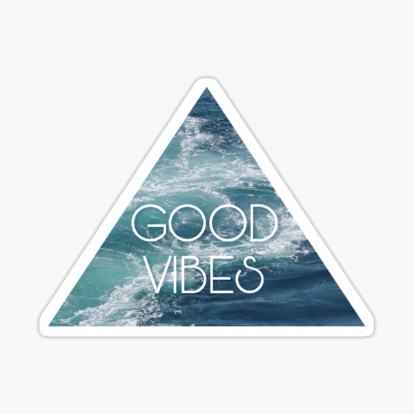 "Summer Good Vibes Hippie Beach Print" Sticker for Sale by budgetnudest ...