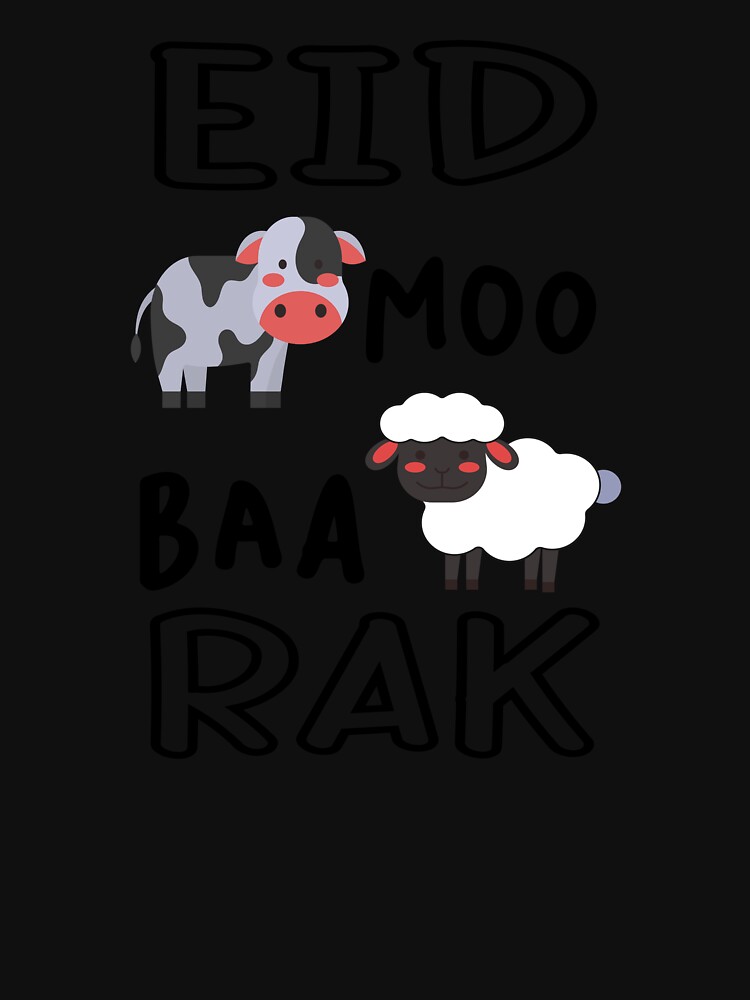 "Eid Moo Baa Rak Eid Al-Adha, Eid Mubarak 2022 Funny sheep" Active T ...