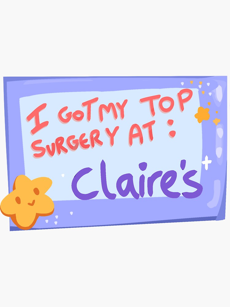 "Top surgery pride shirt" Sticker for Sale by Candied-tears | Redbubble