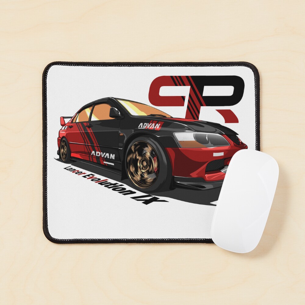 "Lancer Evo IX" Sticker for Sale by RnKPDesign | Redbubble