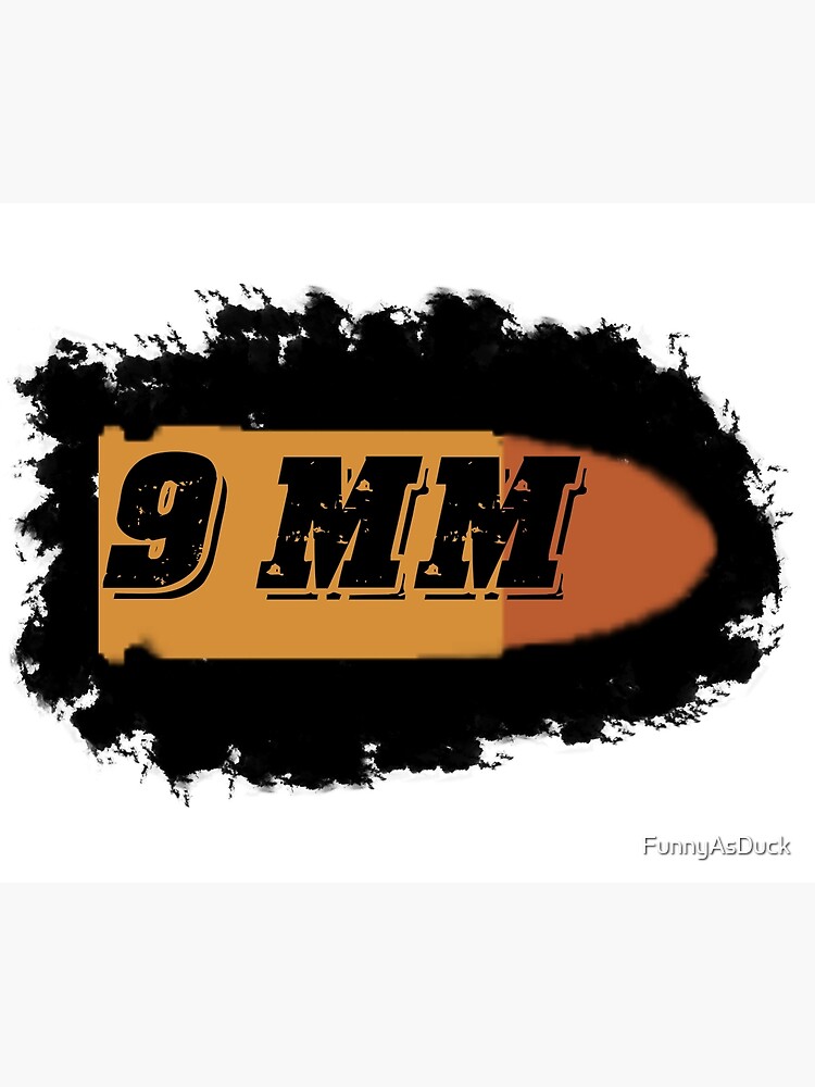 "9mm luger ammo can label pistol bullet box" Canvas Print for Sale by ...