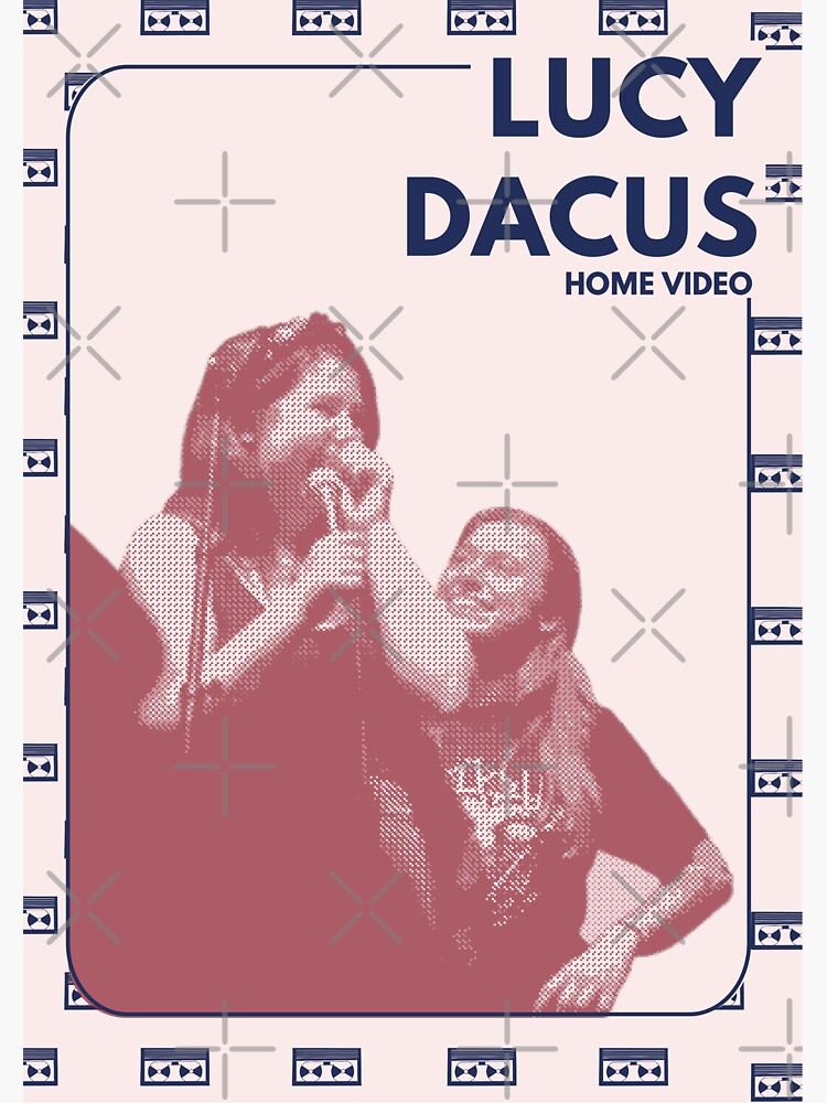 "lucy dacus home video poster " Sticker for Sale by curlinashop | Redbubble