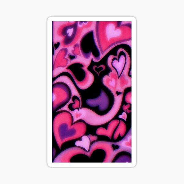 "Heart Pattern" Sticker for Sale by Waterlemons013 | Redbubble