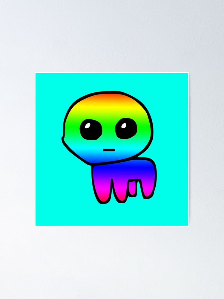 "TBH Creature Pride / Autism creature Rainbow Yippee" Poster for Sale ...