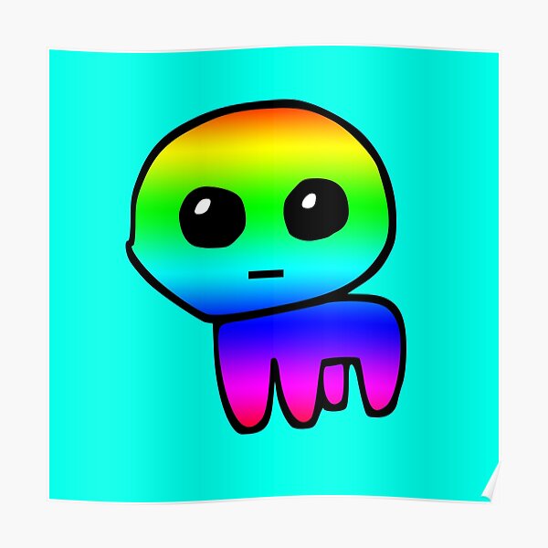 "TBH Creature Pride / Autism creature Rainbow Yippee" Poster for Sale ...