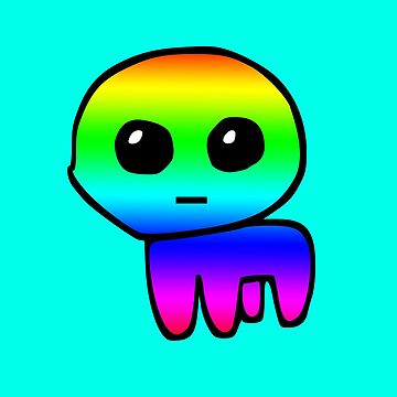 "TBH Creature Pride / Autism creature Rainbow Yippee" Poster for Sale ...