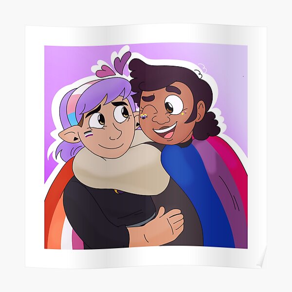 "Lumity Pride!" Poster for Sale by sweetstxr | Redbubble