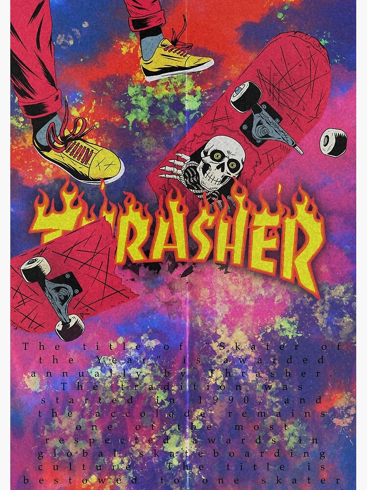 "Trasher skateboard team printable artwork" Poster for Sale by DeSanto ...