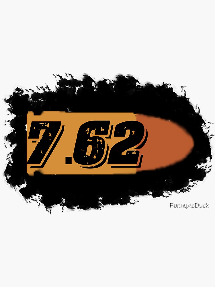 "7.62 762 ak 47 sks ammo can label rifle bullet box" Sticker for Sale ...