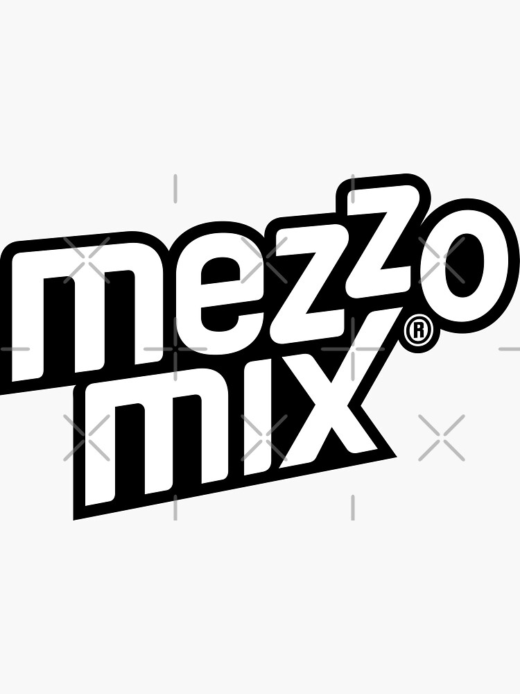"Mezzo Mix" Sticker for Sale by Modulary | Redbubble