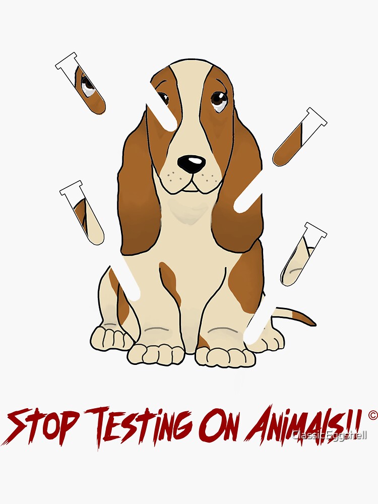 "Stop Testing" Sticker for Sale by ClassicEggshell | Redbubble