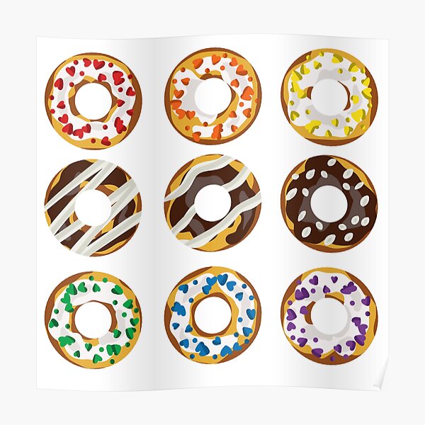 "Donuts LGBTQ (LGBT) " Poster for Sale by MoroshkaS | Redbubble
