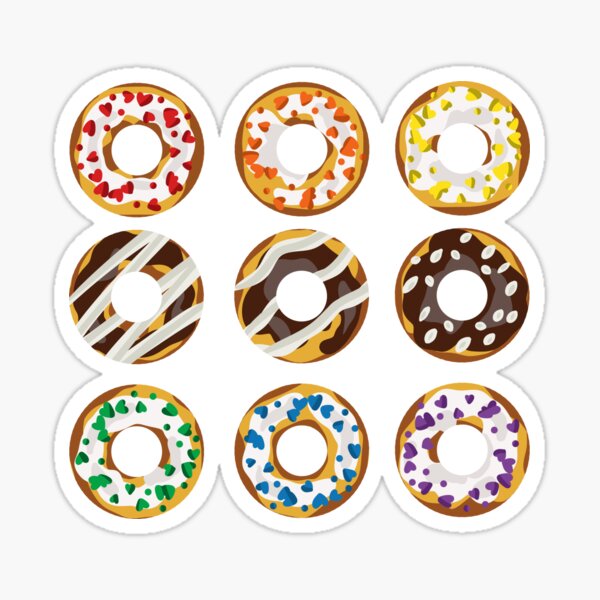 "Donuts LGBTQ (LGBT) " Sticker for Sale by MoroshkaS | Redbubble