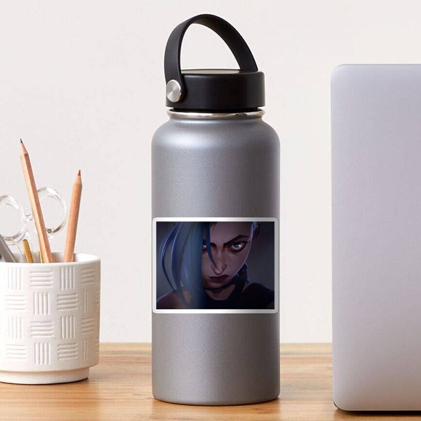 "Angry arcane jinx/powder" Sticker by flashonalt | Redbubble