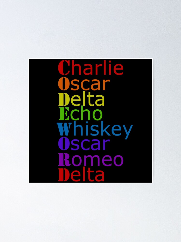 "Code Word - Code Word No 2" Poster for Sale by celeste-vs | Redbubble